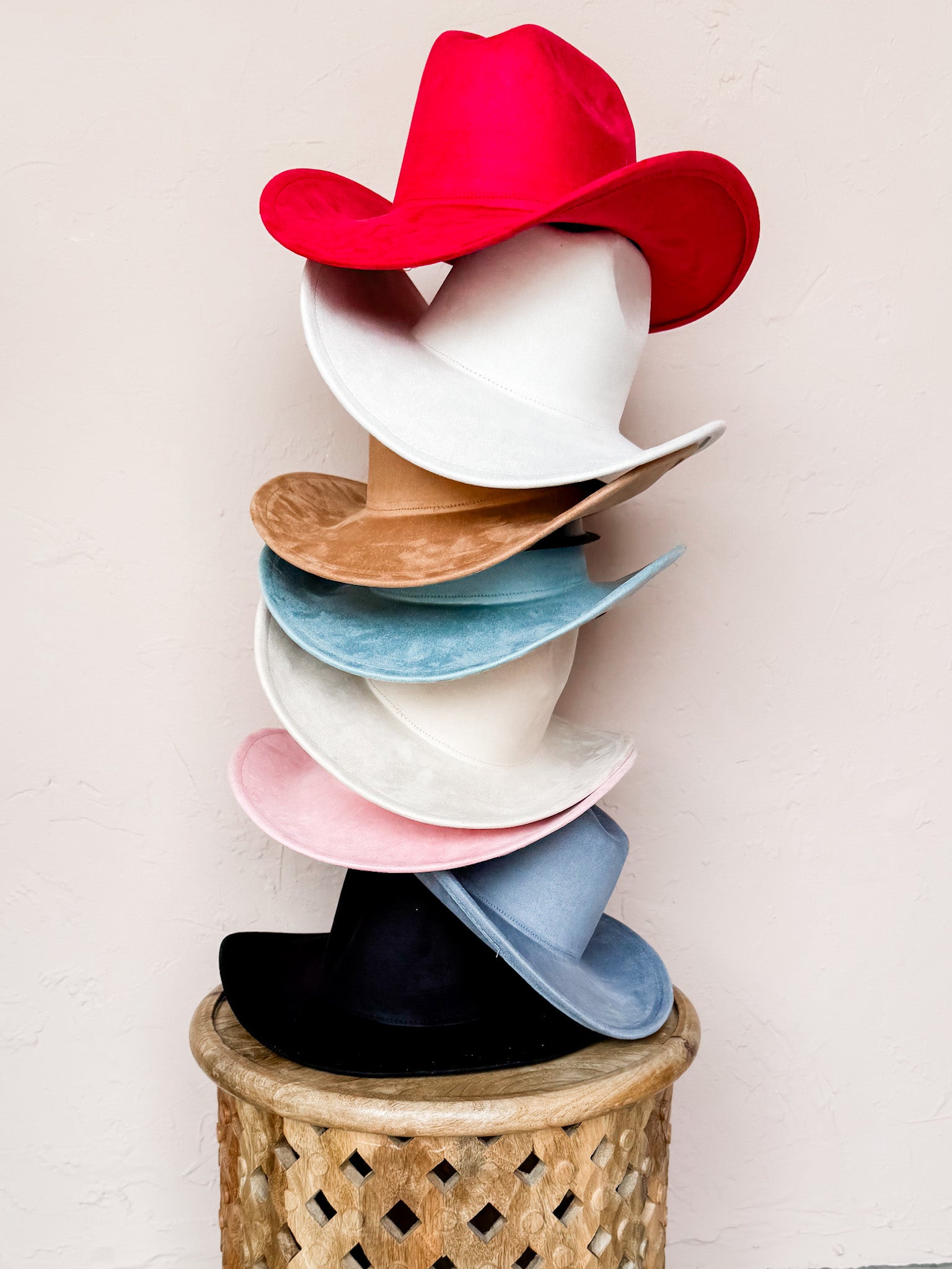 Carolina Vegan Suede Cattleman Cowboy Hat